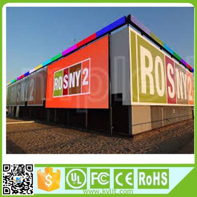 China Smd 3535 Outdoor Full Color Led Display 8mm Pixels 1920hz Advertising Billboard for sale