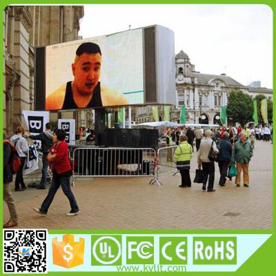 China P10 Outdoor Full Color Led Display 1200Hz Refresh Rate 1/4 Scan 10000 Dots / Sqm for sale