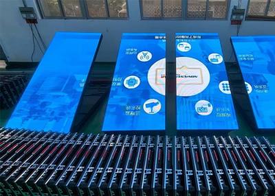 China P4 Wall-mounted Outdoor led screen For Advertising Front Flip cabinet Maintain the cabinet Before Rain Proof for sale
