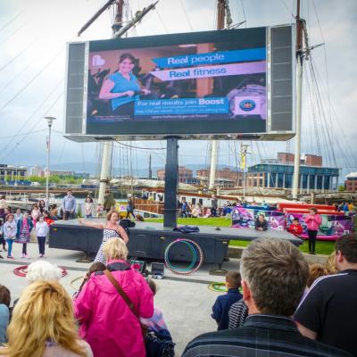 China P10 Outdoor Full Color LED Display 6500cd SMD 3535 for sale