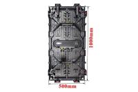 China P2.6 P2.9 Stage LED Screen 500x250mm Large Module Climbing Hard Connection Seamless for sale