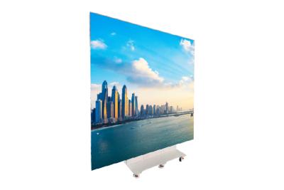 China Indoor 2x2m Foldable LED Poster Screen with High Refresh Rate for Commercial Advertising for sale
