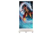 China KAILITE KH Series P1.95 Dual Unit Cascade Video Wall Kit 4x2m 2048x1024 Indoor Foldable LED Poster Screen for sale