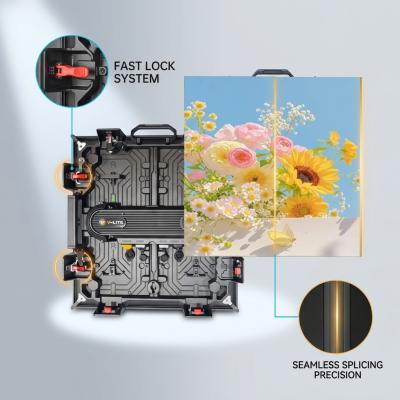 China P1.95 Indoor Rental LED Screen 500x500mm Die-Cast Cabinet 3840Hz Front Service for sale