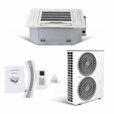China Chilled Water Ceiling Cassette Fan Coil Unit HVAC System 2 Pipe 4 Way for sale