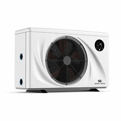 China Large Residential Swimming Pool Heat Pump R32 DC Inverter Heat Pump System for sale