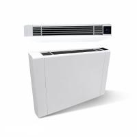 China Exposed Wall Mounted FCU With 130mm Slim DC Inverter Design for sale