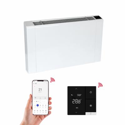 China Compact 130mm Exposed Fan Coil Unit Delivering Heating and Cooling for sale
