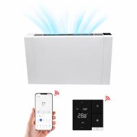 China Quiet Residential Fan Coil Unit 16W Offering DC Inverter Airflow Comfort for sale