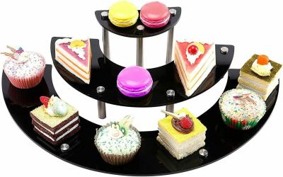 China 4mm Thick Panel Retail Plastic Cupcake Display Convenient To Store for sale