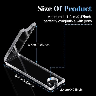 China Makeup Transparent Storage Rack Acrylic Brush Stand Suitable For Pen for sale