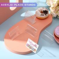 China Transparent Picture Frame Acrylic Paper Display For Office Desktop Restaurant for sale