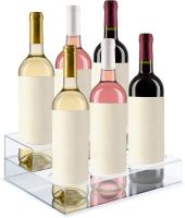 China 2 Tier Holder For Coffee Bar Syrup Bottle Display Stand Acrylic For Countertop for sale
