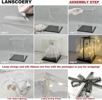 China Assemble Cube Open Acrylic Display Case Dustproof Protection For Action Figures Toys for sale