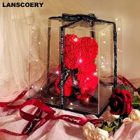 China Assemble Cube Open Acrylic Display Case Dustproof Protection For Action Figures Toys for sale