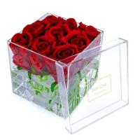China Acrylic PMMA Acrylic Storage Box For Valentine'S Day Wedding Gift for sale