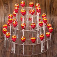 China 5mm Thickness Acrylic Lollipop Display Holder 100% Virgin MMA Material for sale