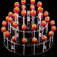 China 5mm Thickness Acrylic Lollipop Display Holder 100% Virgin MMA Material for sale