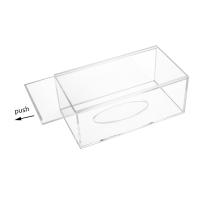 China Multifunction Perspex Acrylic Display Box Rectangular Plastic Tissue Dispenser for sale