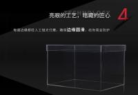 China Container Store Clear Acrylic Stackable Shoe Boxes Sustainable Customized Logo for sale