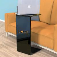 China Square Acrylic Display Frame OEM ODM Acrylic C Shaped Side Table for sale