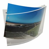 China SGS Certificate Acrylic Photo Display Curved Picture Frames Album for sale