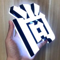 China Mini Luminous Acrylic Word Signs Acrylic Led Name Plate Easy Installation for sale