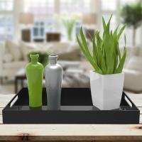 China 2mm 3mm Thickness Acrylic Tray Display Square Lucite Serving Tray for sale