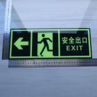China Luminescent Acrylic Sign Board , Fire Instructions Acrylic Cut Out Signage for sale