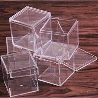 China OEM ODM Acrylic Storage Box Small Plastic Display Cases Impact Resistance for sale