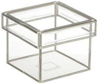 China Small Clear Acrylic Candy Boxes Chemical Resistance 8x8x8cm for sale