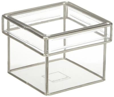 China Small Clear Acrylic Candy Boxes Chemical Resistance 8x8x8cm for sale