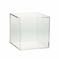 China UV Resistance Clear Acrylic Storage Box 3mm Thickness 1L-3L Capacity for sale