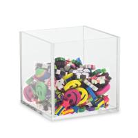 China UV Resistance Clear Acrylic Storage Box 3mm Thickness 1L-3L Capacity for sale
