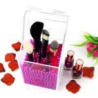 China PMMA Plexiglass Acrylic Brush Box Clear With Forest Finishing for sale