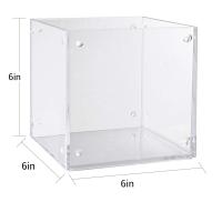 China Fine Craftsmanship Acrylic Cosmetic Box Storage Holder For Makeup Brush for sale