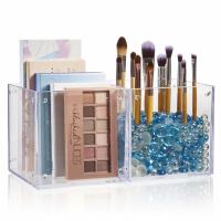 China Fine Craftsmanship Acrylic Cosmetic Box Storage Holder For Makeup Brush for sale