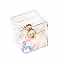 China Square Clear PP PS Acrylic Ring Box Chemical Resistance UV Resistance for sale
