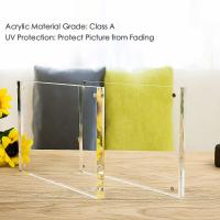 China OEM ODM Acrylic Photo Display Clear Plastic Magnetic Picture Frames for sale