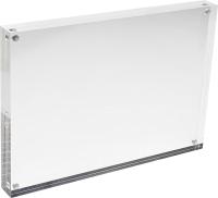 China Non Glare Acrylic Frameless Picture Frames for sale