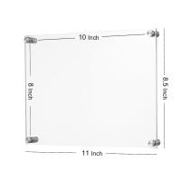 China Floating Magnetic Acrylic Photo Display Frames Detachable Minimalist Design for sale