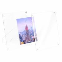 China 3.5inch 5inch Acrylic Photo Display Free Standing Acrylic Photo Frames for sale