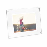 China 3.5inch 5inch Acrylic Photo Display Free Standing Acrylic Photo Frames for sale
