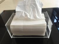 China OEM Clear Acrylic Napkin Holder Box Plastic Tissue Box Dispenser for sale