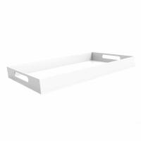 China 100% Virgin Acrylic Tray Display , Perfume Display Clear Serving Tray With Handles for sale