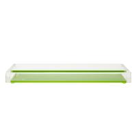 China Palisades Green Acrylic Tray Display Plastic Desk Organizer Tray for sale