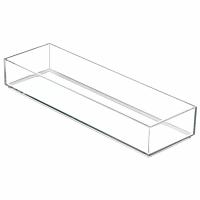 China BPA Free Acrylic Drawer Organizer Tray For Kitchen Utensils for sale