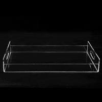 China Multipurpose Acrylic Tray Display 22Inch Breakfast Serving for sale