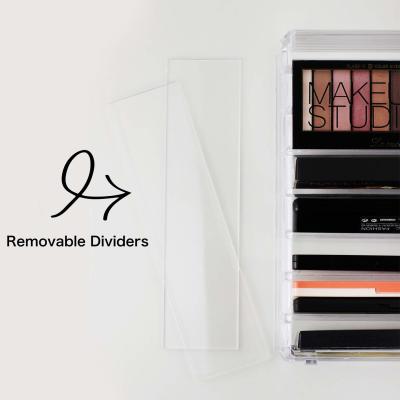 China OEM 8 Tier Acrylic Display Box Makeup Cube Box Non Toxic for sale
