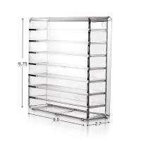 China OEM 8 Tier Acrylic Display Box Makeup Cube Box Non Toxic for sale